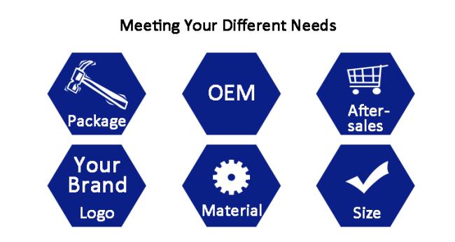 Two-piece ball valve disassembled view