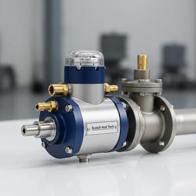 China Scotch And York BR Series Pneumatic Actuator with Dual Guide Design Modular Structure and IP66 Protection for sale