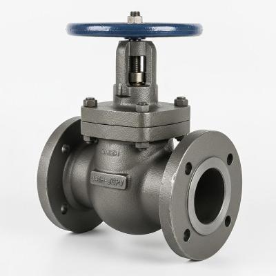 China Standard Cast Iron Globe Valve Flanged Cut Off Valve with DN15-DN600 Port Size and 18 Months Warranty for sale