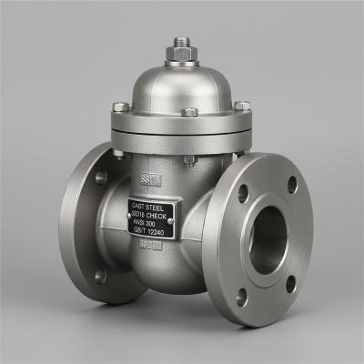 China ANSI GB Standard Cast Steel Stainless Steel Flanged Lift Check Valve for Water Steam Oil and Nitric Acid for sale