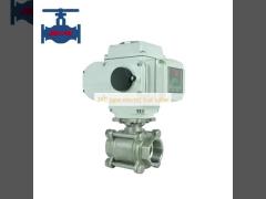 3PC type electric ball valve