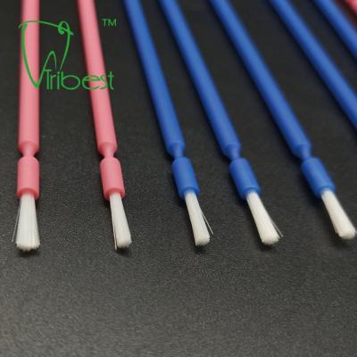 Cina Applicatori dentari della maniglia variopinta pieghevole micro con capelli bianchi in vendita