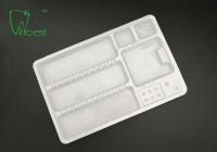 China White Electronics Packaging Disposable Plastic Tray for sale