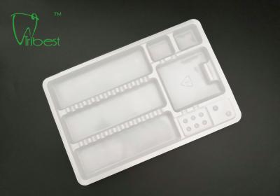 Cina Elettronica bianca che imballa vassoio di plastica eliminabile in vendita