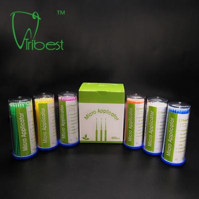 Cina applicatori dentari di 10cm micro, micro applicatore eliminabile della spazzola in vendita