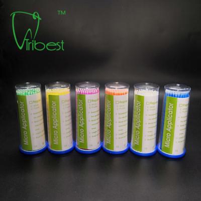 Cina applicatori dentari di 10cm micro, micro applicatore eliminabile della spazzola in vendita