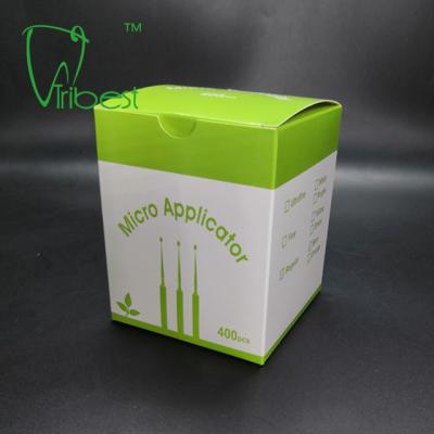 Cina applicatori dentari di 10cm micro, micro applicatore eliminabile della spazzola in vendita