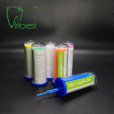 Cina applicatori dentari di 10cm micro, micro applicatore eliminabile della spazzola in vendita