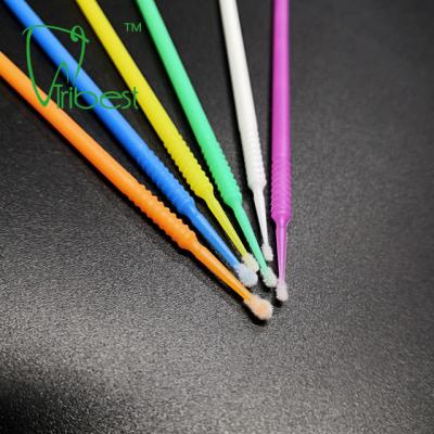 Cina applicatori dentari di 10cm micro, micro applicatore eliminabile della spazzola in vendita