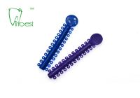 China Rubber Chain Code Dental Orthodontic Ligature Ties for sale