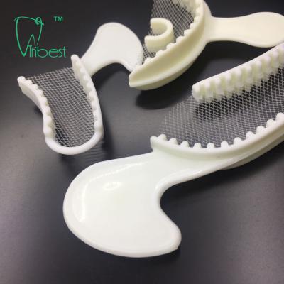Cina Vassoio dentario bianco dell'impressione, vassoi Edentulous eliminabili dell'impressione in vendita