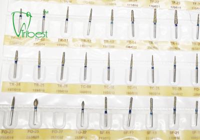 China Zilveren Tanddiamond burs, Wrijvinggreep Tandburs voor Hoge snelheid Handpiece Te koop
