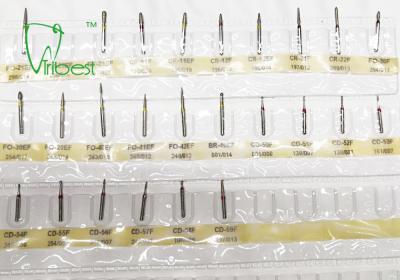 China Zilveren Tanddiamond burs, Wrijvinggreep Tandburs voor Hoge snelheid Handpiece Te koop