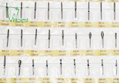 China Zilveren Tanddiamond burs, Wrijvinggreep Tandburs voor Hoge snelheid Handpiece Te koop