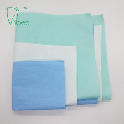 China papel crepom médico dental de 30x30cm Dispossable colorido à venda