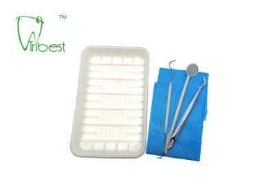 Cina Metallo 5 di plastica in 1 corredo dentario eliminabile 5in1 Kit For Examination dentario in vendita