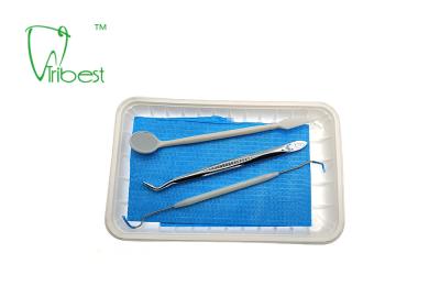 Cina Metallo 5 di plastica in 1 corredo dentario eliminabile 5in1 Kit For Examination dentario in vendita