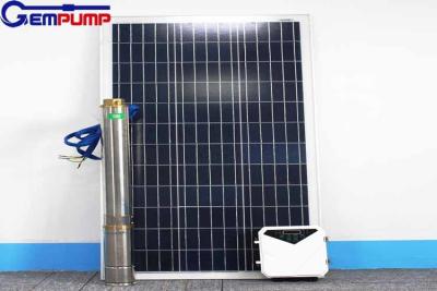 Cina Acciaio inossidabile alimentato solare a 4 pollici sommergibile della pompa 304 di irrigazione di DC48V in vendita