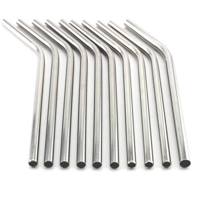 China Colorful 304 Reusable Stainless Steel Straws Eco - Friendly With Cleaner Brush for sale