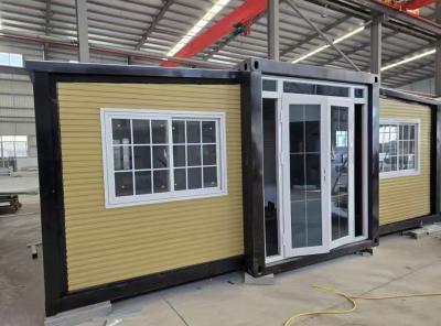 China Fold-out Design Expandable Container House with High-grade Galvanized Steel and Rock Wool Insulation for sale