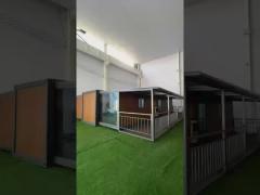 Q235B Modo de marco de acero galvanizadoExpand Mobile Container Home
