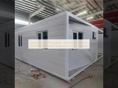 Custom Luxury Expandable Container House with Q235B/Q345B Steel Frames and 15+ Year Lifespan