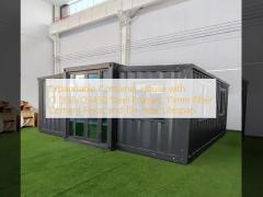 Expandable Container House with Q235B/Q345B Steel Frames, 15mm Fiber Cement Floor, and 15+ Year Lifespan
