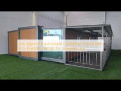 Soundproof Expandable Container House with Eco-Friendly Design for Versatile Use