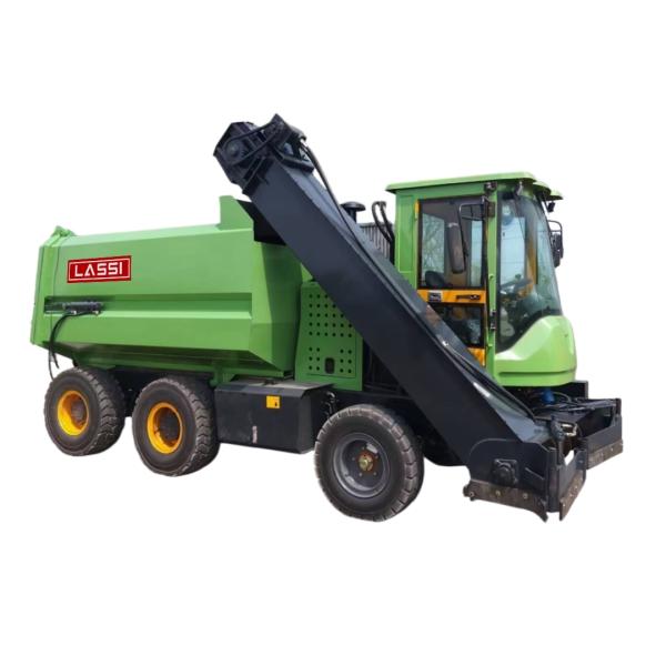 Quality Diesel Cow Dung Cleaning Machine with 42Kw Power 2400-4500mm Cleaning Width and Automatic Discharge for Livestock Farms for sale