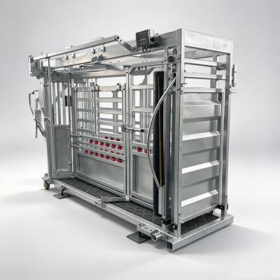 China Hot Dip Galvanized Cattle Squeeze Chute for sale