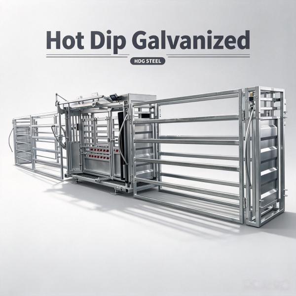 Quality Cattle Cow Weighing & Sorting System Hot Dip Galvanized Squeeze Chute for sale