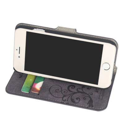 China OEM Handcraft Wallet Leather Phone Case Cover for iPhone 6 Plus for sale