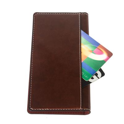 China Hand-finished iPhone 8 Plus Classic Leather Wallet Case With One Money Pocket for sale