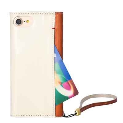 China Premium quality PU leather mobile phone case for iPhone 6 Plus with stand function for sale