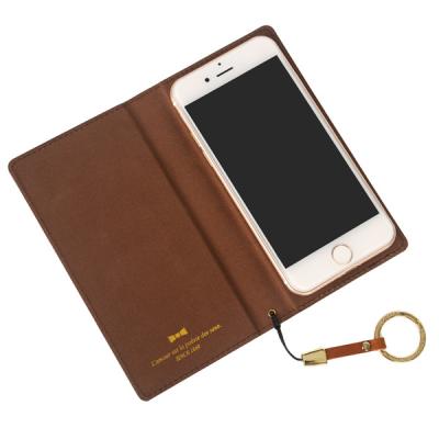 China Nice design slim leather iPhone wallet case with credit card slot for sale