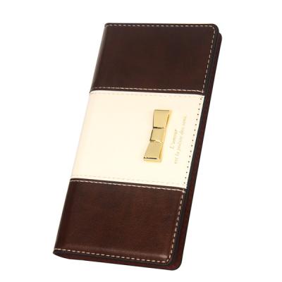 China Beautiful Design iPhone 6 Leather Wallet Case With Strong Magnetic Back for sale