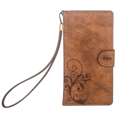 China High quality PU leather flip wallet case for iPhone 7 with magnet closure for sale