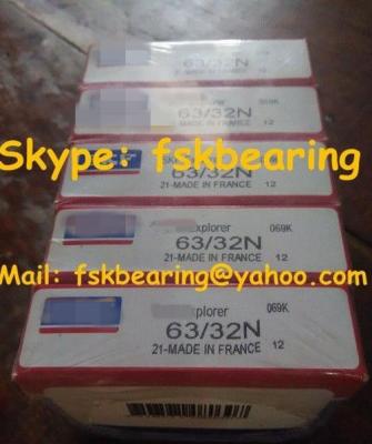 China Nonstandard Deep Groove Ball Bearings Snap Ring Groove Radial Load 63/32N for sale