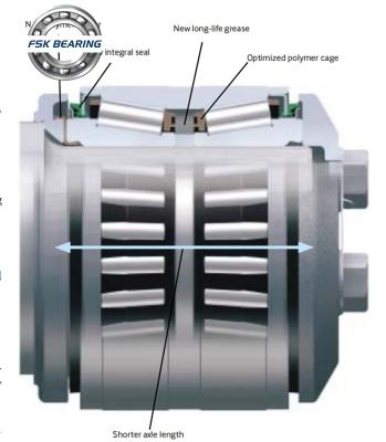 中国 重用品 GG6 7⁄8 鉄道軸承 174.612*301.803*196.85mm 双列型角型ローラー軸承 販売のため