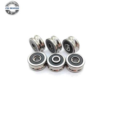China SG66 2RS Ball Screw Bearing Countersunk Head 6x22x10x11mm Textile Machine Bearing Roller Guide Wheel Bearing for sale