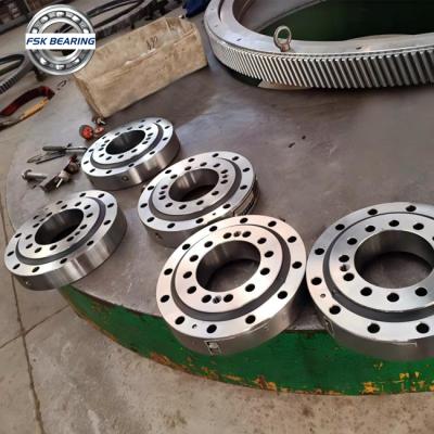 China FSK 010.13.178 Four Point Contact Ball Slewing Bearings Small Slewing Support Without Teeth for sale