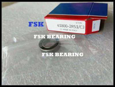 中国 車椅子/試験装置のためのミニチュア61800-2RS/C3深い溝のボール ベアリング 販売のため