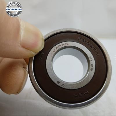 China High Quality 6203DDUC3E Single Row Deep Groove Ball Bearing Low Noise 17*40*12mm for sale