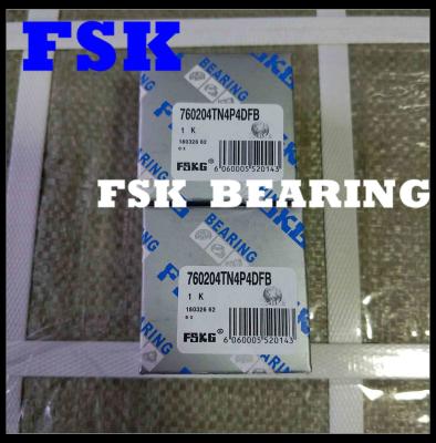 China Face To Face 760204 TN4 P4DFB Angular Contact Ball Bearing 20 × 47 × 28mm for sale