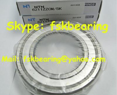 Cina i cuscinetti a sfera dello schermo di 6211ZZ NTN scelgono la piccola dimensione P6/P5 di fila in vendita