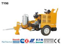 China TY90 90kN Hydraulic Cable Puller for Overhead Line Stringing - 540mm Bull Wheel, 4680kg Weight for sale
