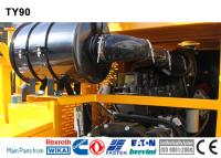 China TY90 Hydraulic Cable Puller with Cummins Engine - 90kN Max Pull, 5km/h Speed for Overhead Line Stringing for sale