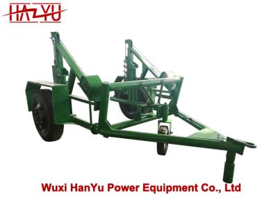 China 80 kN Kapazität Rollenträger Anhänger Luftleitung Stringing-Ausstattung zu verkaufen