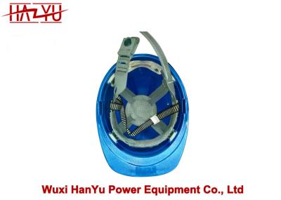 China Blue Yellow ABS Safety Helmet Linemans Tools Power Construction Hard Hats for sale