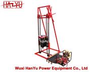 China Gasoline Portable Sampling Rig 30m Depth Manual Winch 6HP Engine for sale